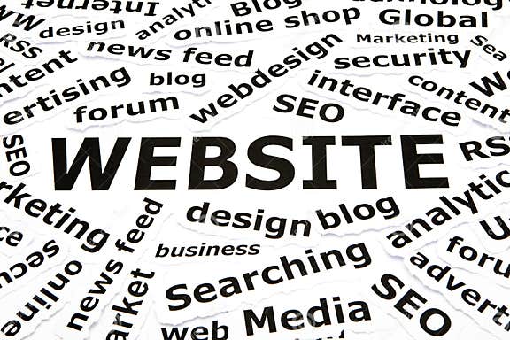 Website with Other Related Words Stock Photo - Image of network, forum ...