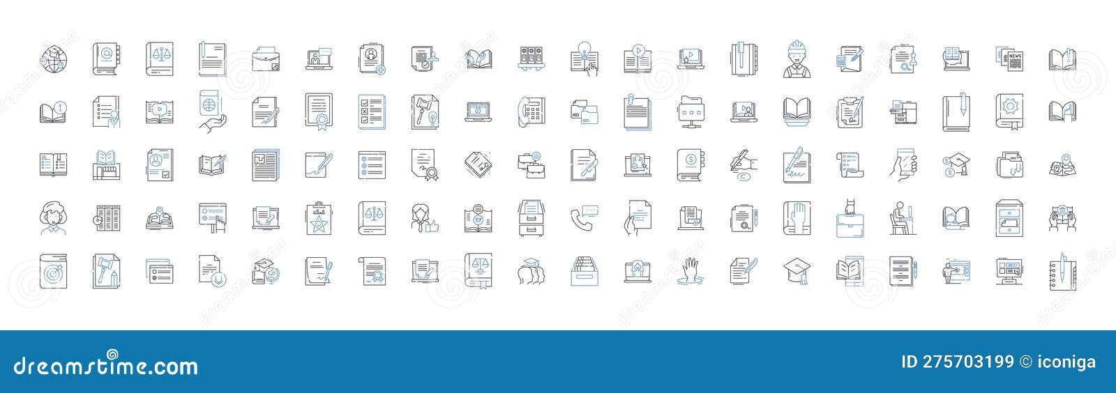 Website Line Icons Collection. User-friendly, Responsive, Dynamic ...