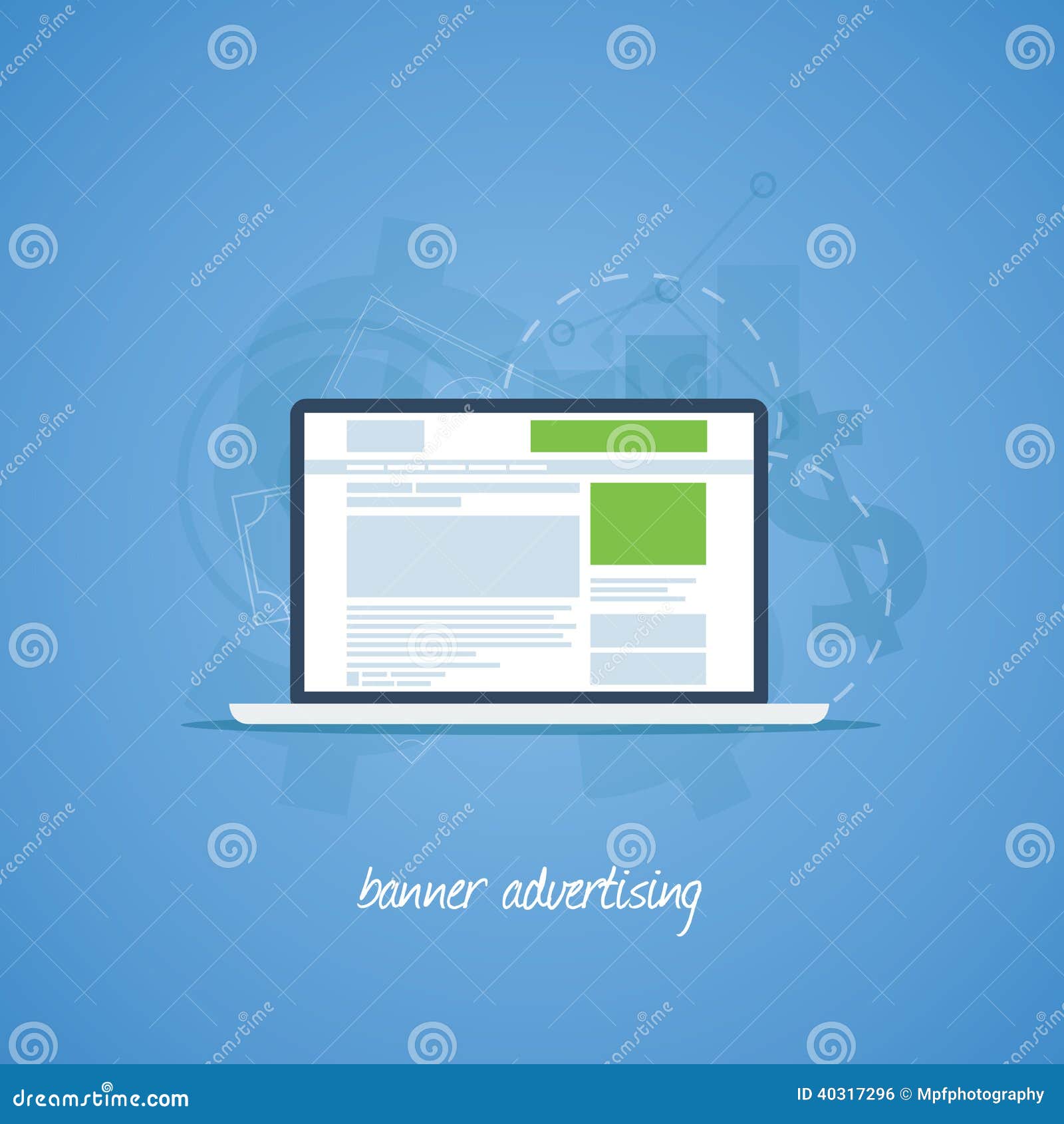 Advertising Concept: Target And Brand And Customer Loyalty On Wall ...