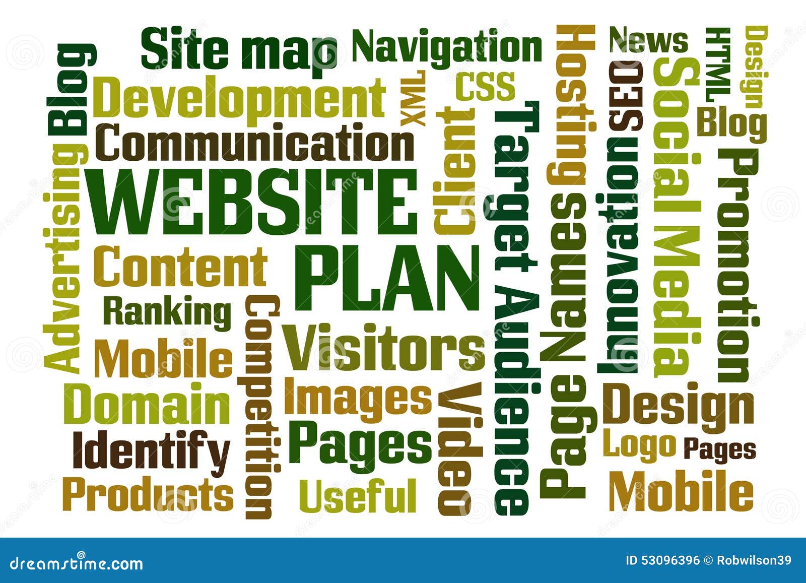 Website Plan stock illustration. Illustration of audience - 53096396