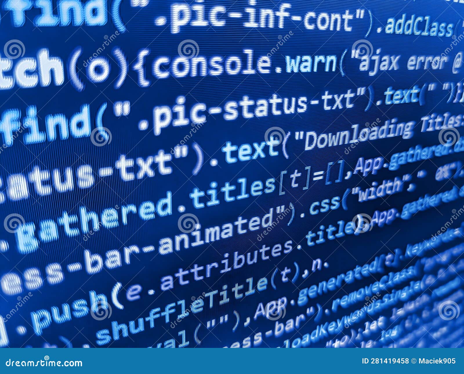 Website Programming Code Javascript Abstract Computer Script Random Software Developer