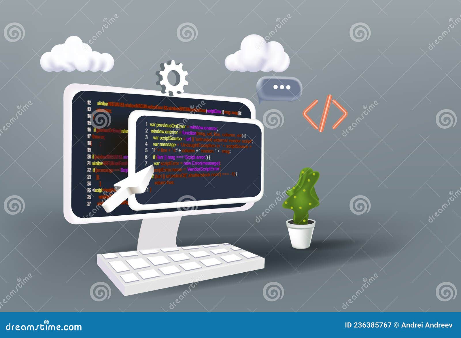 Website Programming and Coding. Web Development and Coding Stock ...