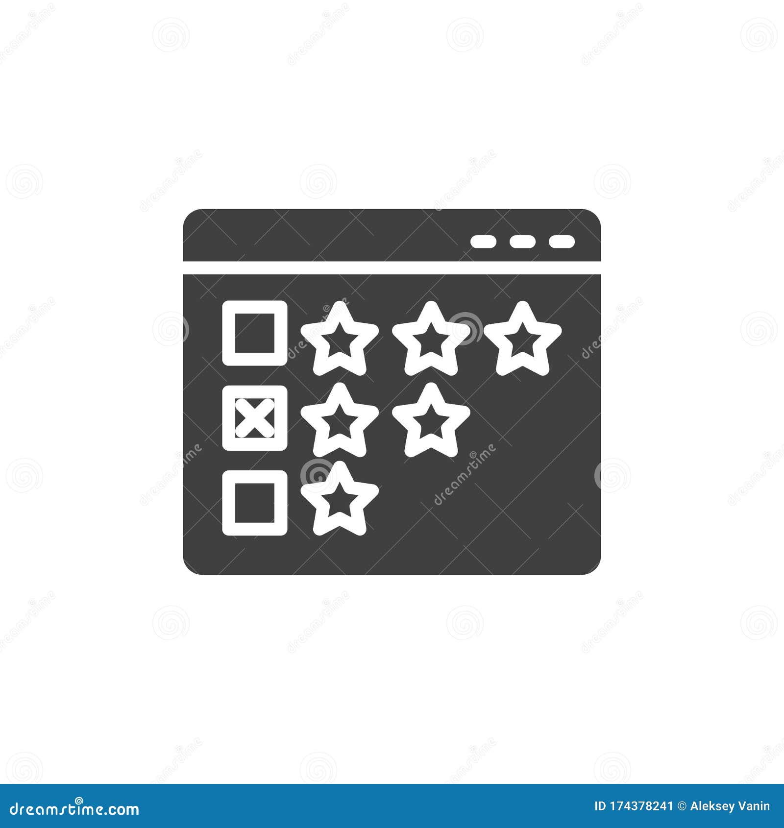 Website Ranking Vector Icon Stock Vector - Illustration of like ...