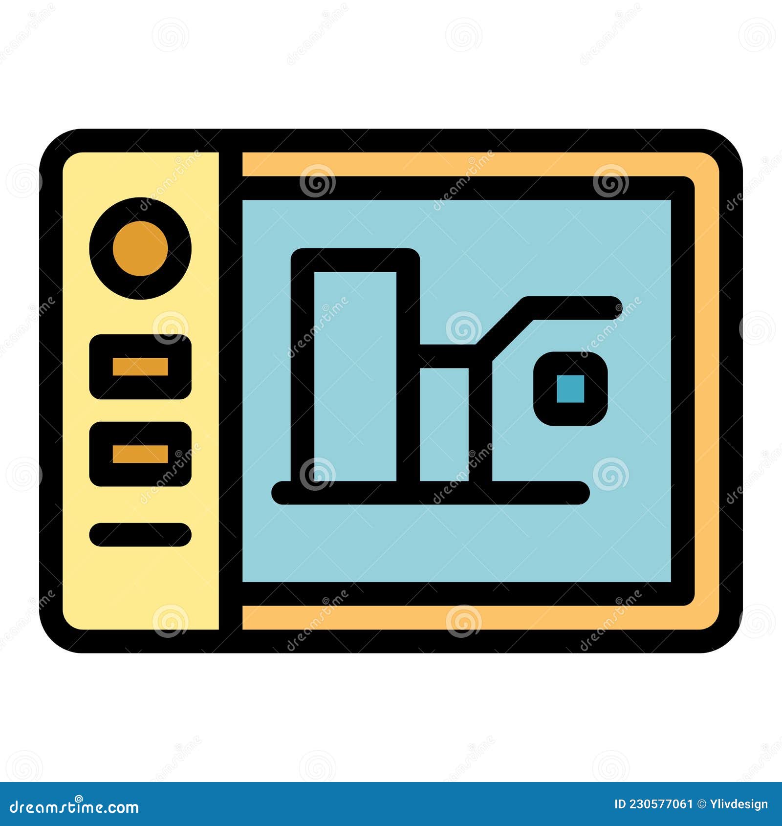 Website Redesign Icon Color Outline Vector Stock Vector - Illustration ...