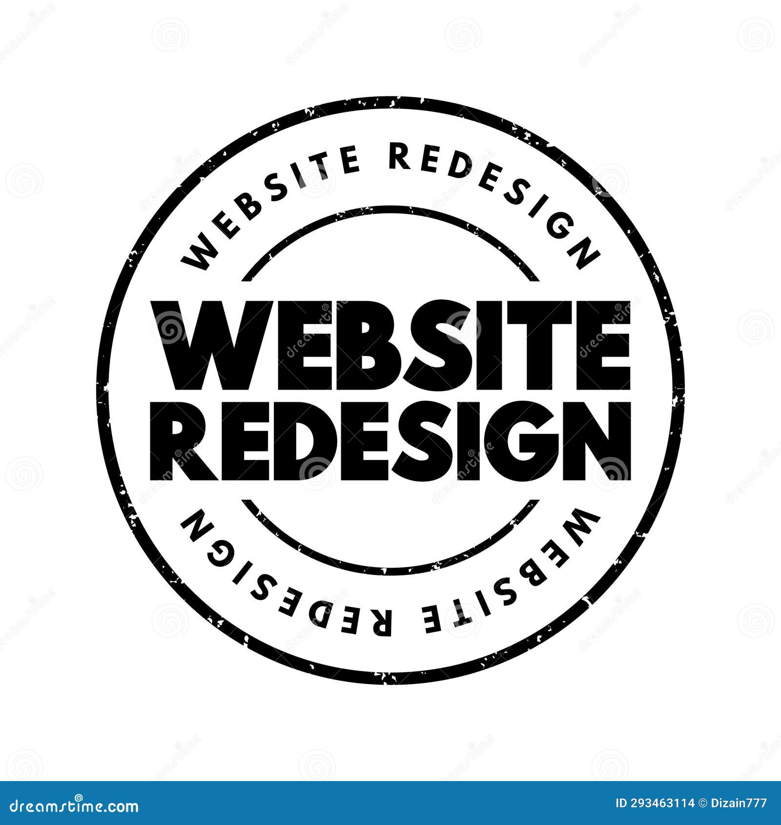 Website Redesign Text Stamp, Concept Background Royalty-Free Stock ...