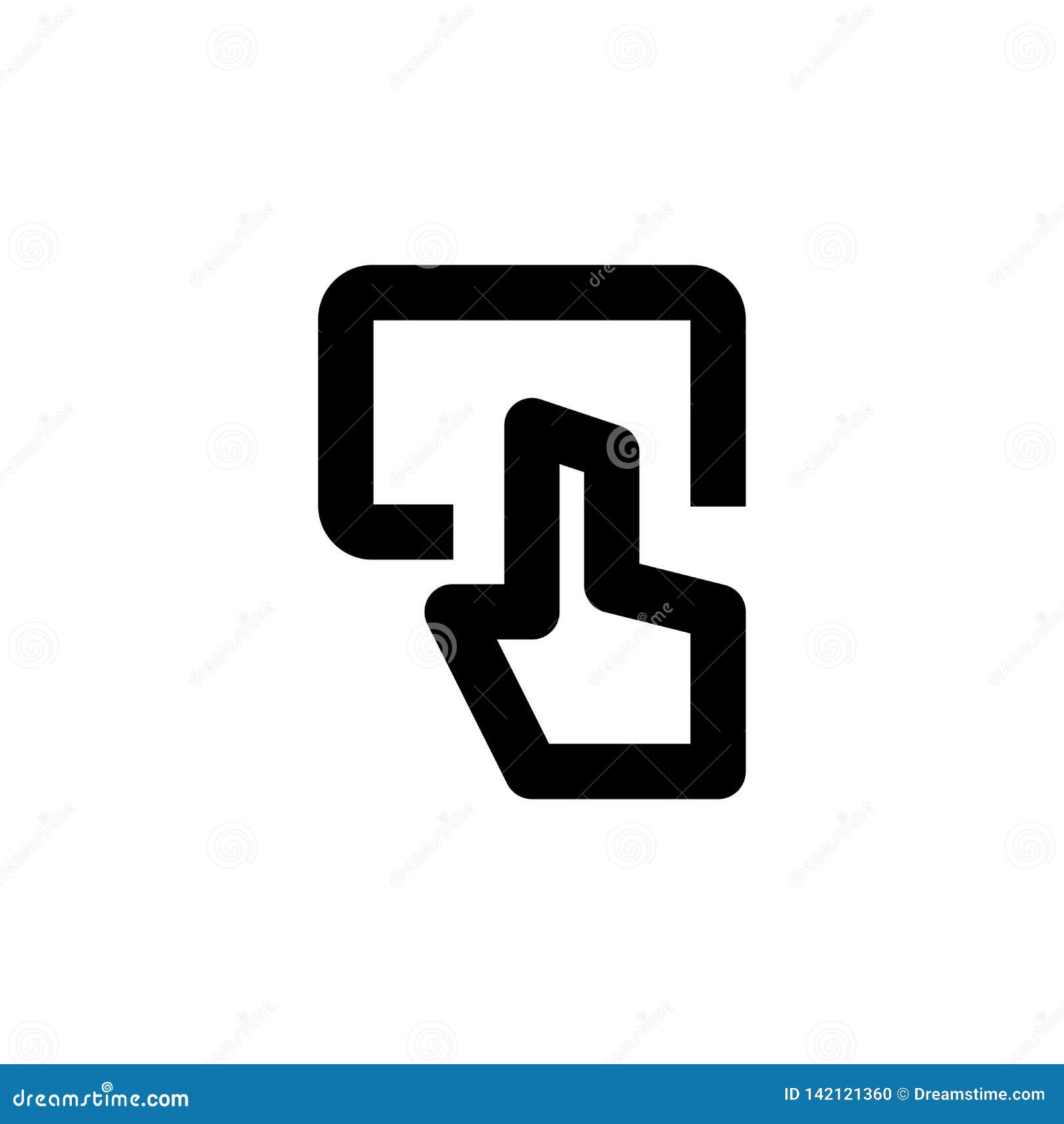 Website Slide Icon. Web Page Slider Sign Stock Illustration ...