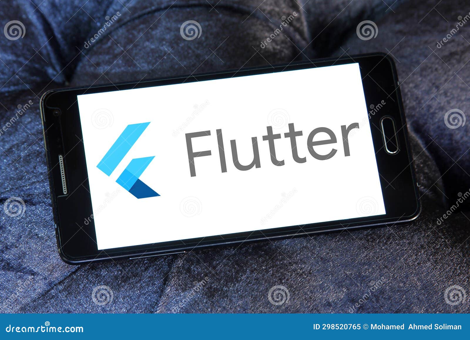 Flutter Software Company Logo Editorial Image - Image of online, open: 298520765
