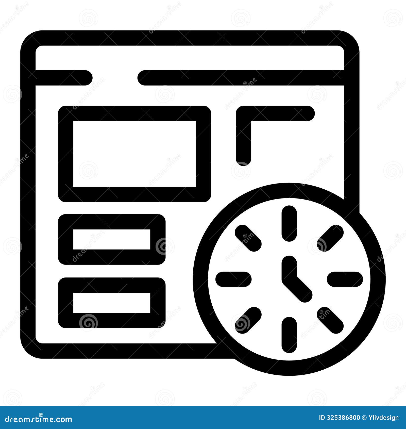 Website Speed Optimization Showing Time Taking To Load Stock ...