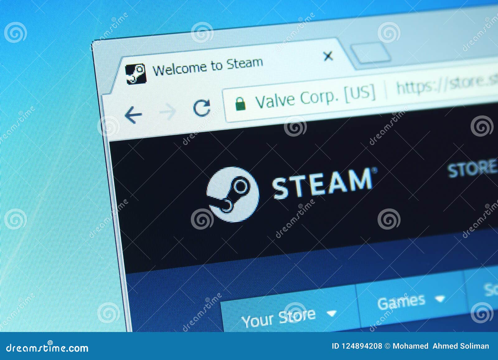 Steam games editorial stock photo. Image of amazon, computer - 124894208
