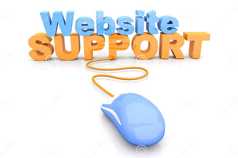 Website support stock illustration. Illustration of graphic - 31666614
