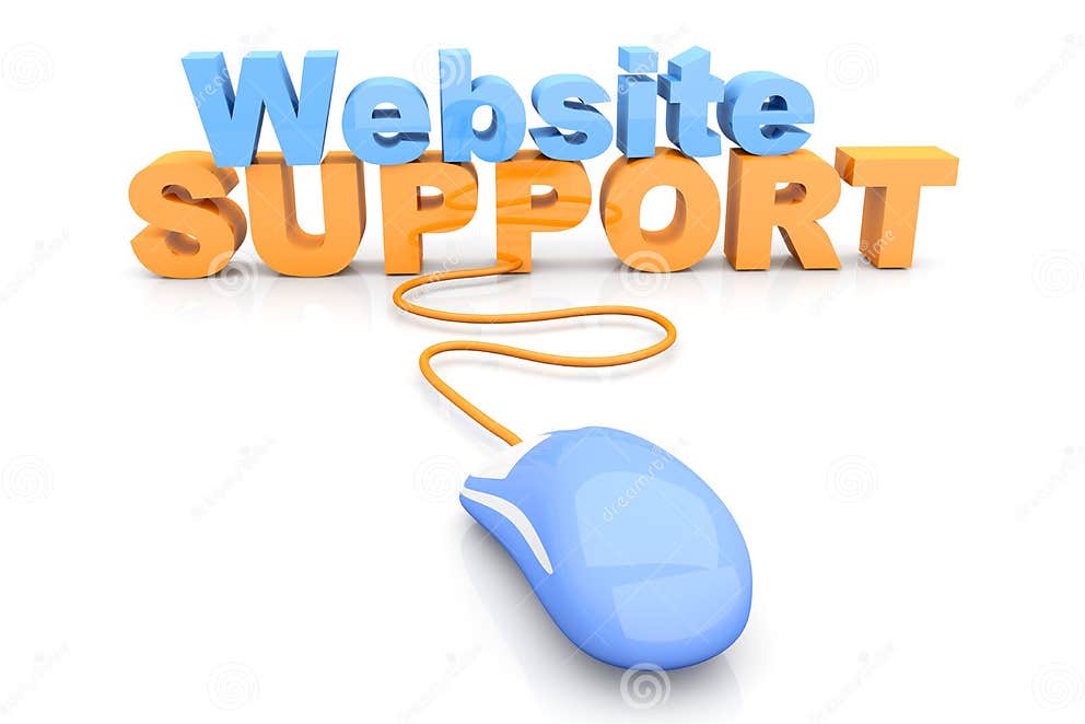 Website support stock illustration. Illustration of graphic - 31666614