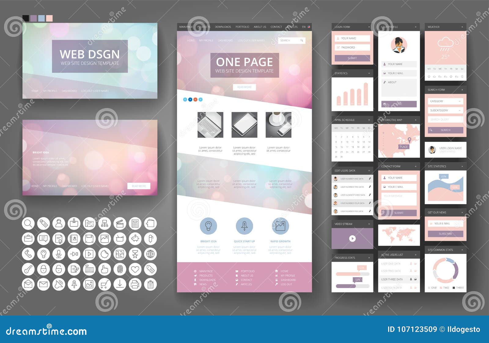 HUD Interface Elements Set, Circles, Loading, Frames For Web ... HUD Interface Elements Set, Circles, Loading, Frames For Web ...