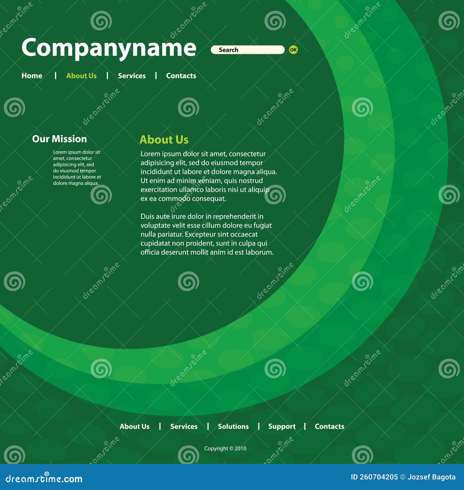 Website Template Vector stock vector. Illustration of journal - 260704205