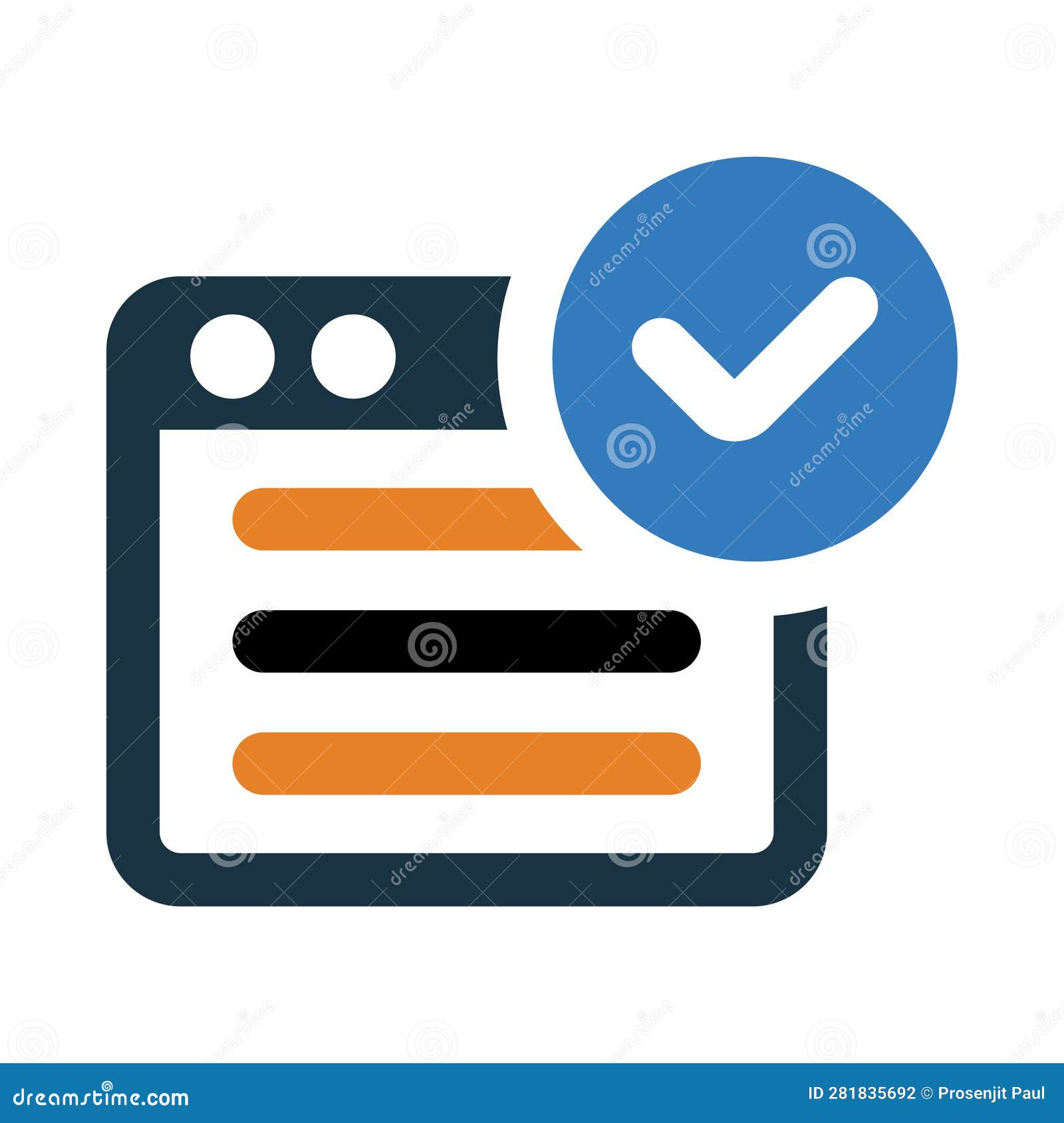 Website, Tick, Web, Verification, Verify, Approve, Browser, Check Icon ...