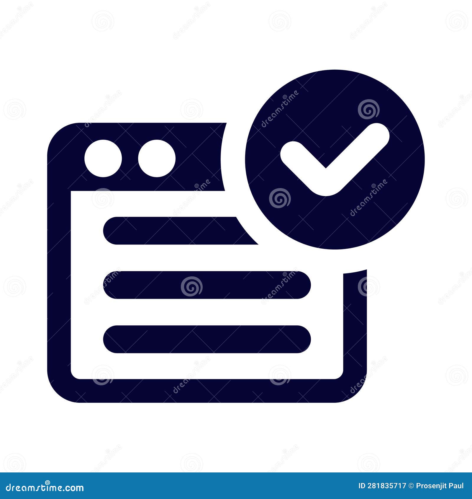 Website, Tick, Web, Verification, Verify, Approve, Browser, Check Icon ...