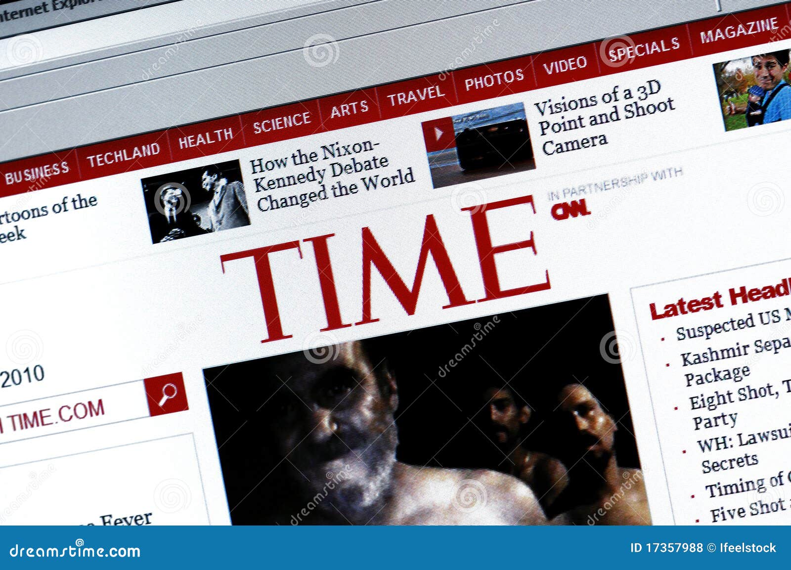 Website of TIME.com editorial stock photo. Image of espionage - 17357988