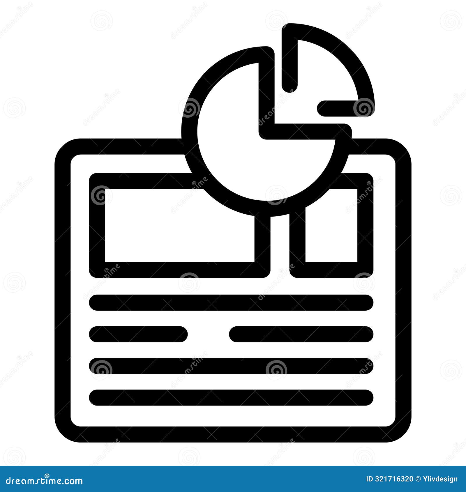 Website Traffic Analysis with Pie Chart Showing Data Analytics Stock ...