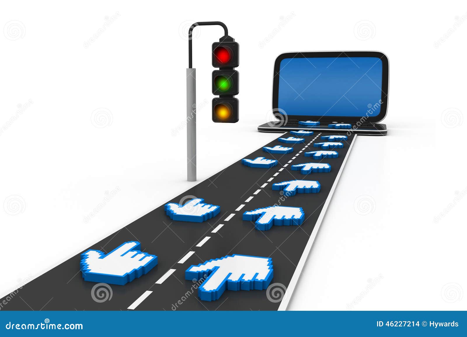 Website Traffic stock illustration. Illustration of technology - 46227214