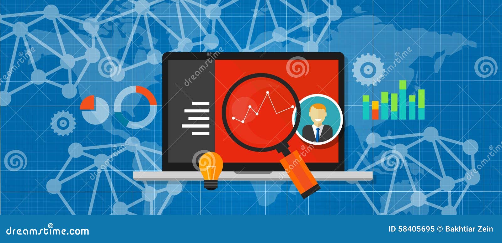 Website Traffic Web Analytics Performance Measure Optimization Stock ...