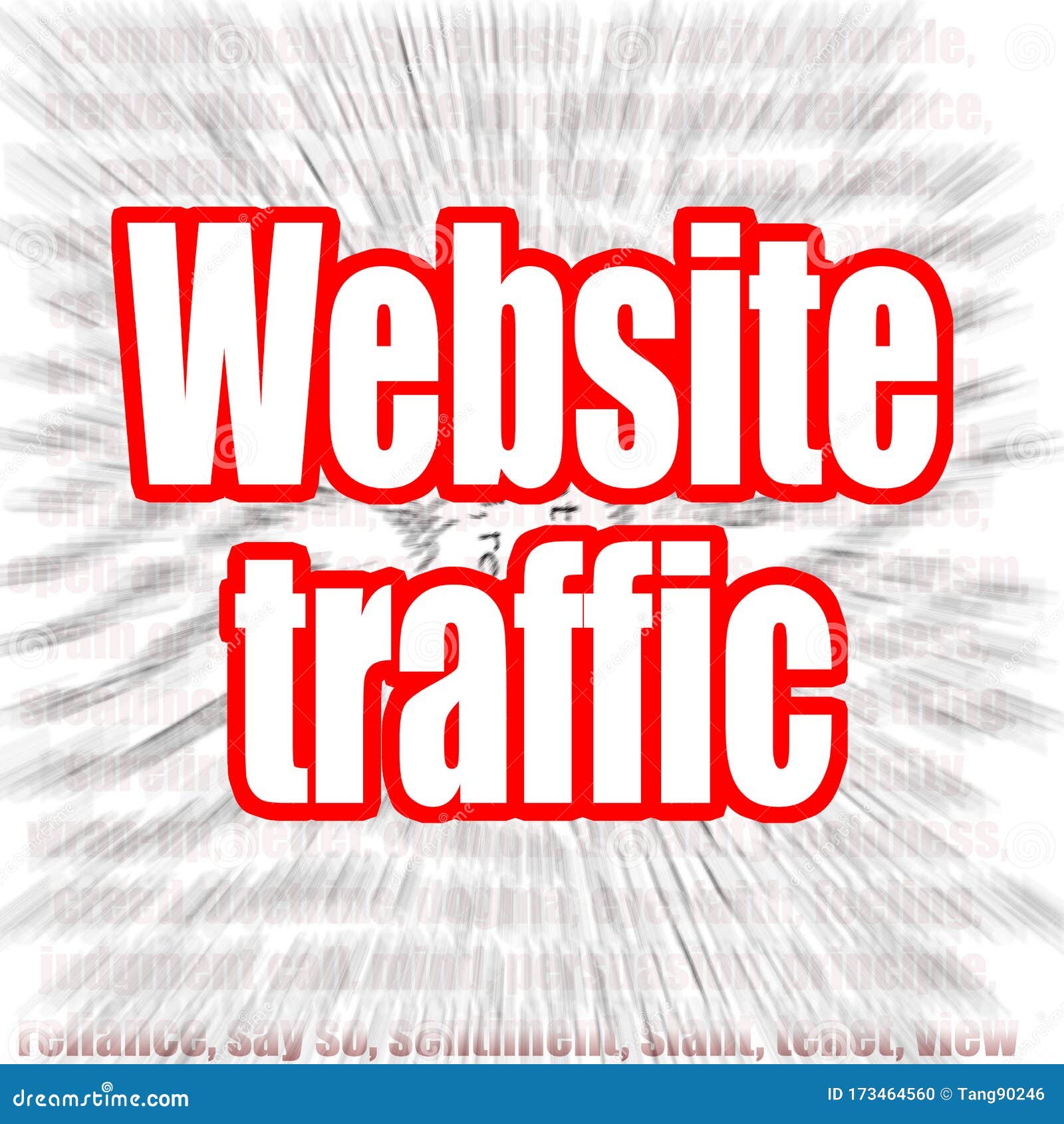 Traffic Word On Red Arrow Royalty-Free Stock Photo | CartoonDealer.com ...