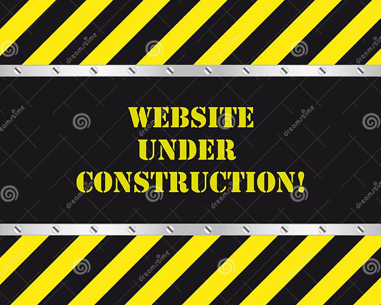 Website under construction stock vector. Illustration of layout - 18044069