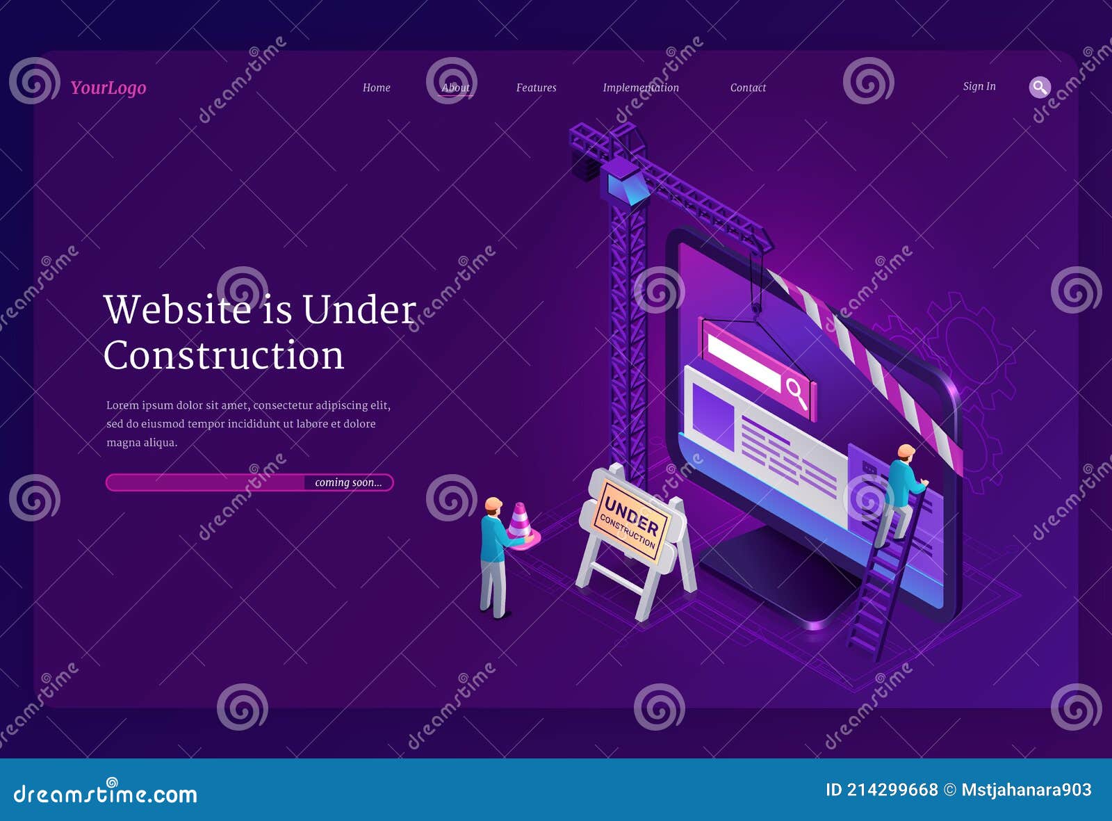 Maintenance Update System Upgrate Concept. Vector Illustration ...