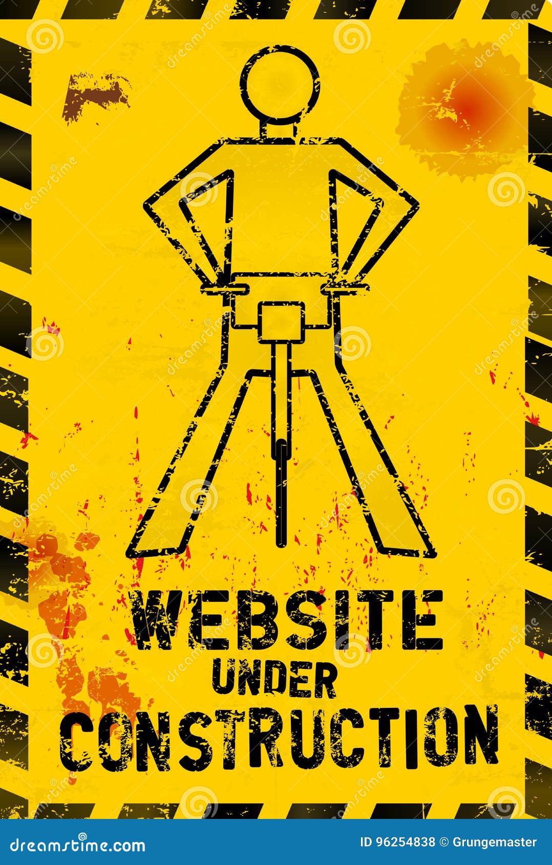 Website Under Construction Sign, Stock Vector - Illustration of service ...