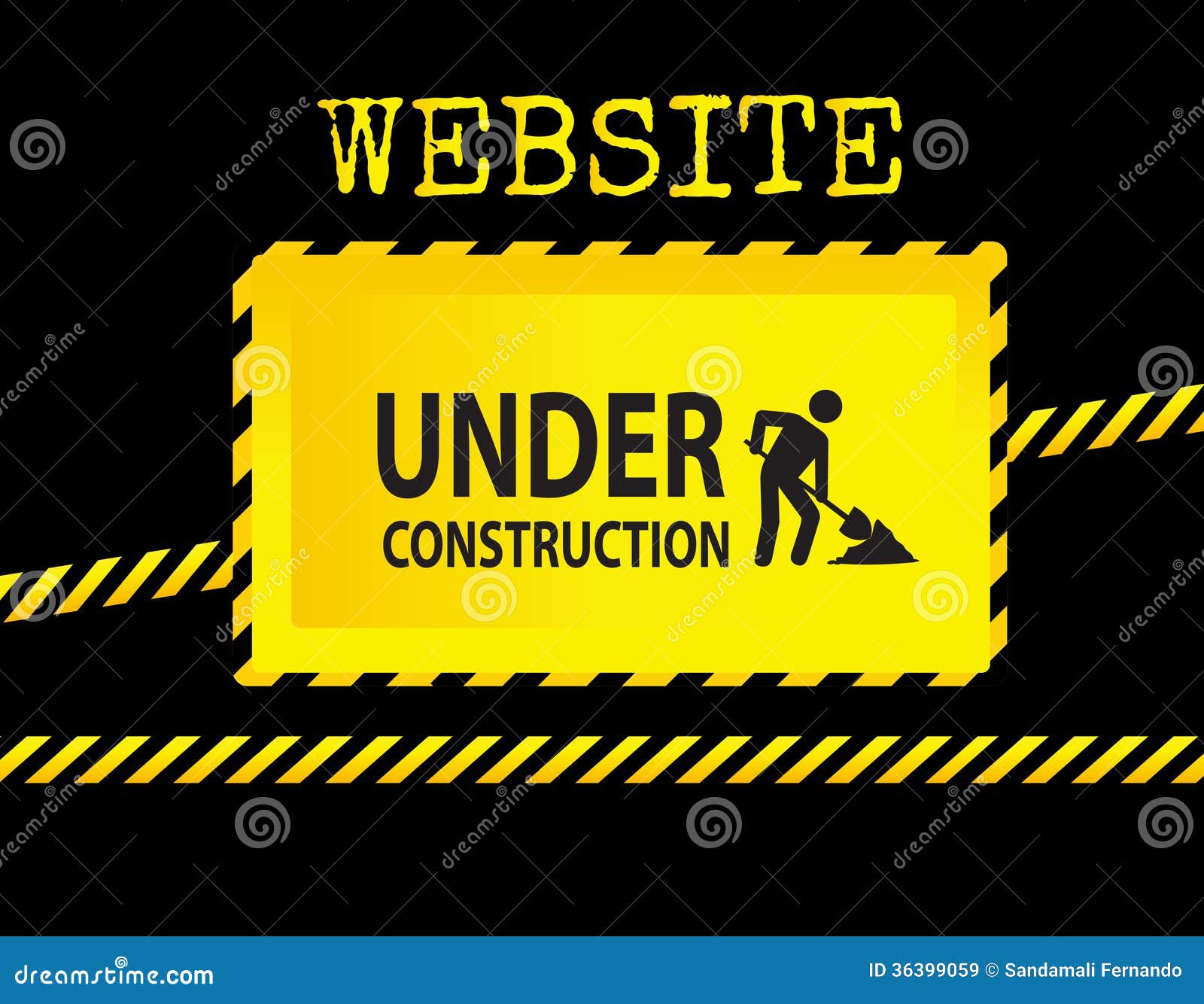 Website Under Maintenance Text With Tools Graphics Against Blue ...