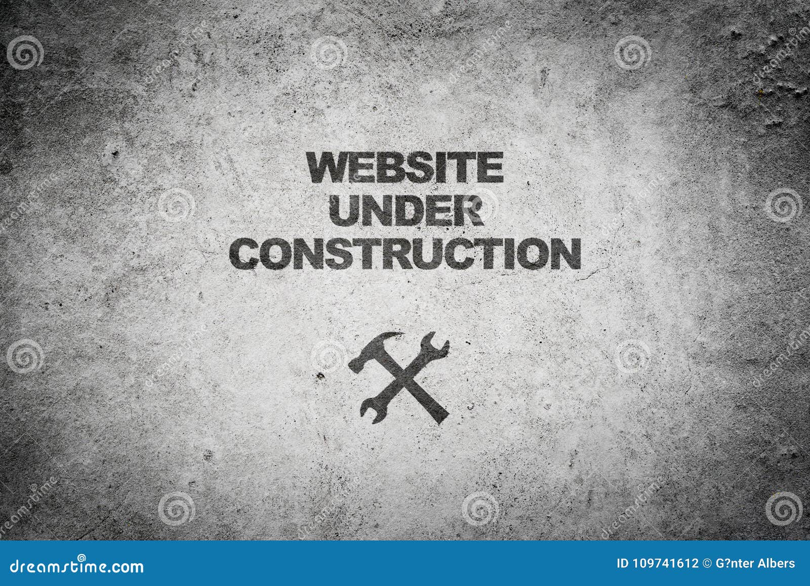 Website under construction stock photo. Image of form - 109741612