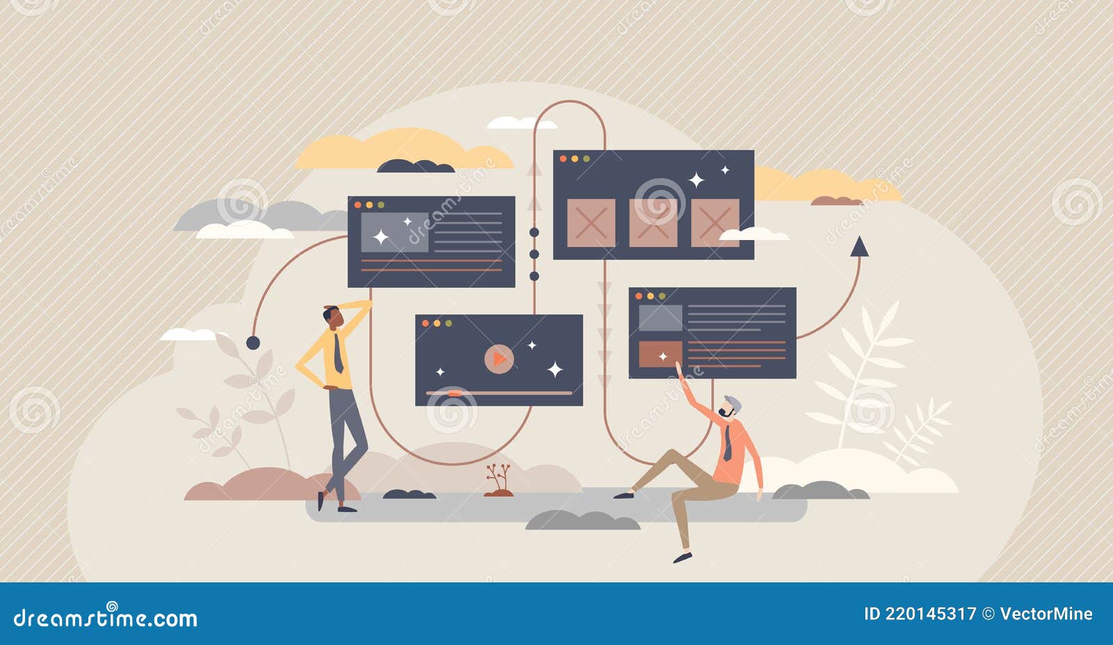 Visitor Concept Vector Linear Icon Isolated On Transparent Background ...