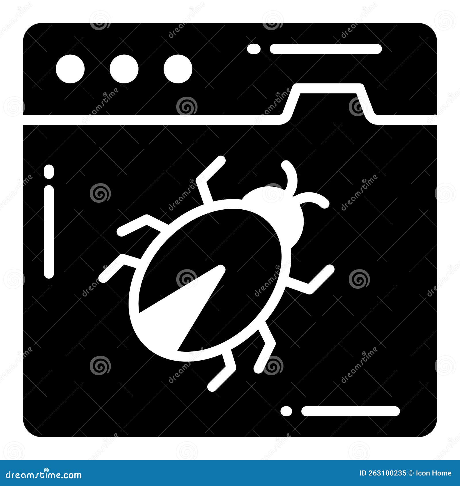 Website Virus, Protection and Security Vector Icons Set Cyber Computer ...
