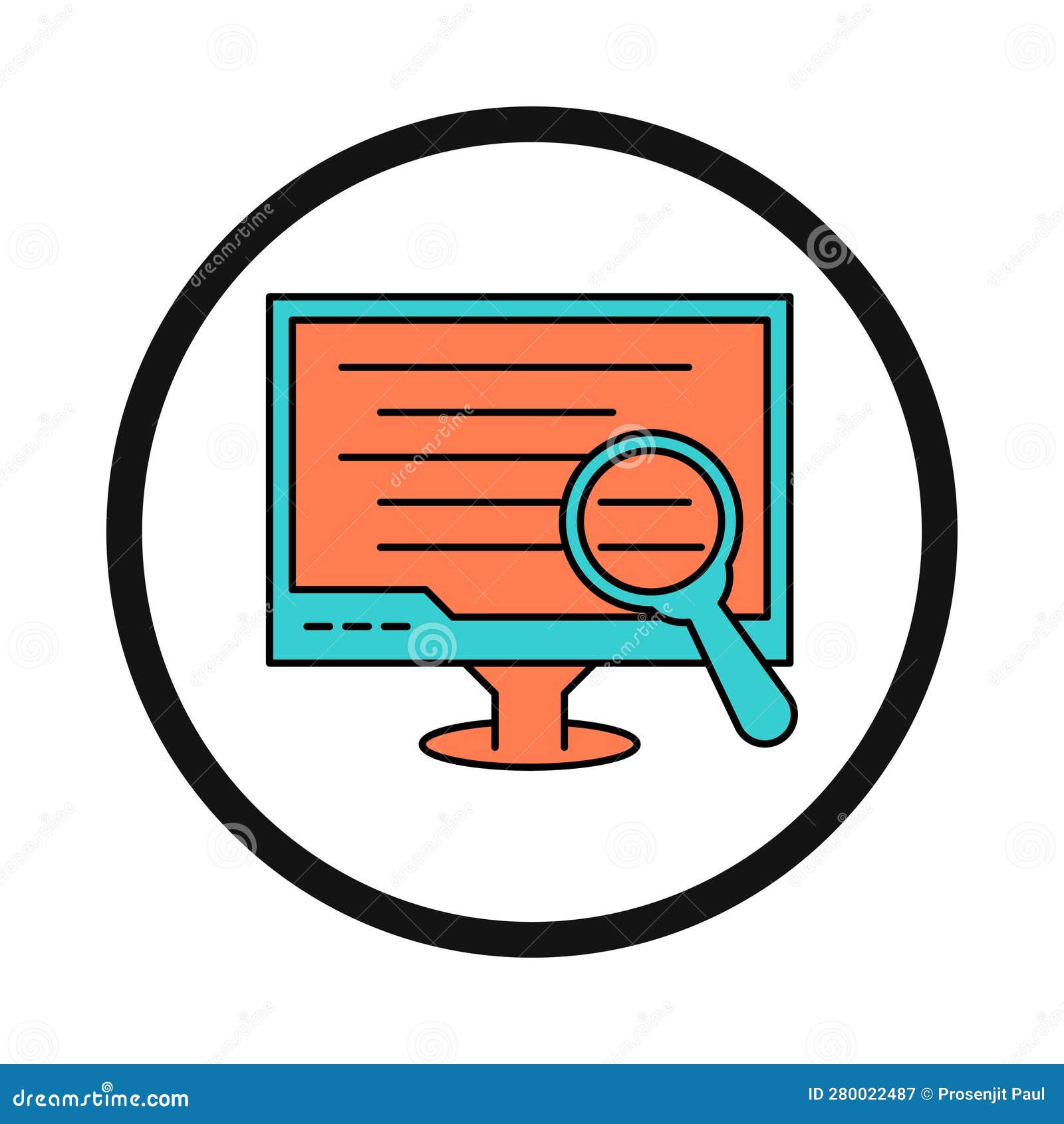 Website, Web, Laptop, Computer, Find, Web Search Icon Stock Vector ...