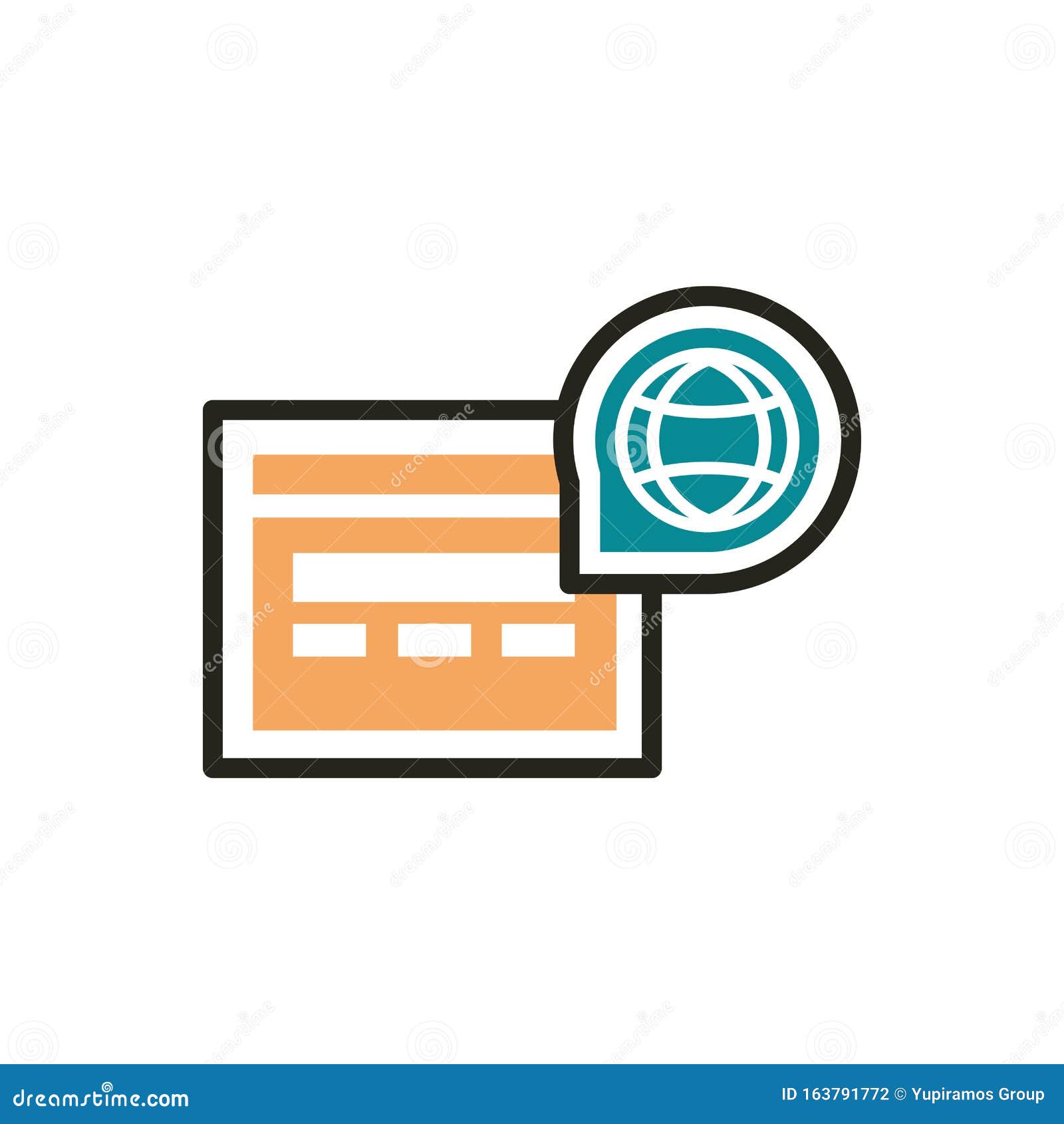 World Map With Message Bubbles Showing Interconnection With Each Other ...