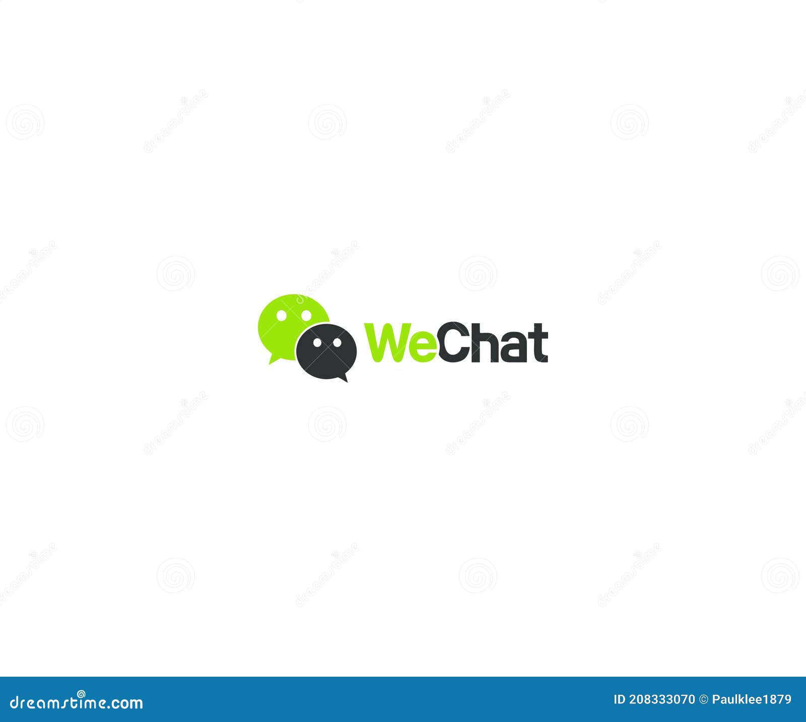 WeChat Logo Editorial Illustrative on White Background Editorial Image ...