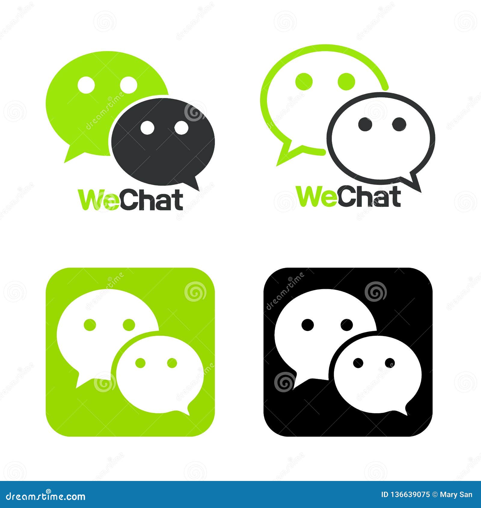 Wechat Logo, Symbol. Web Icon Comments Color Editorial Image ... Wechat Logo, Symbol. Web Icon Comments Color Editorial Image ...