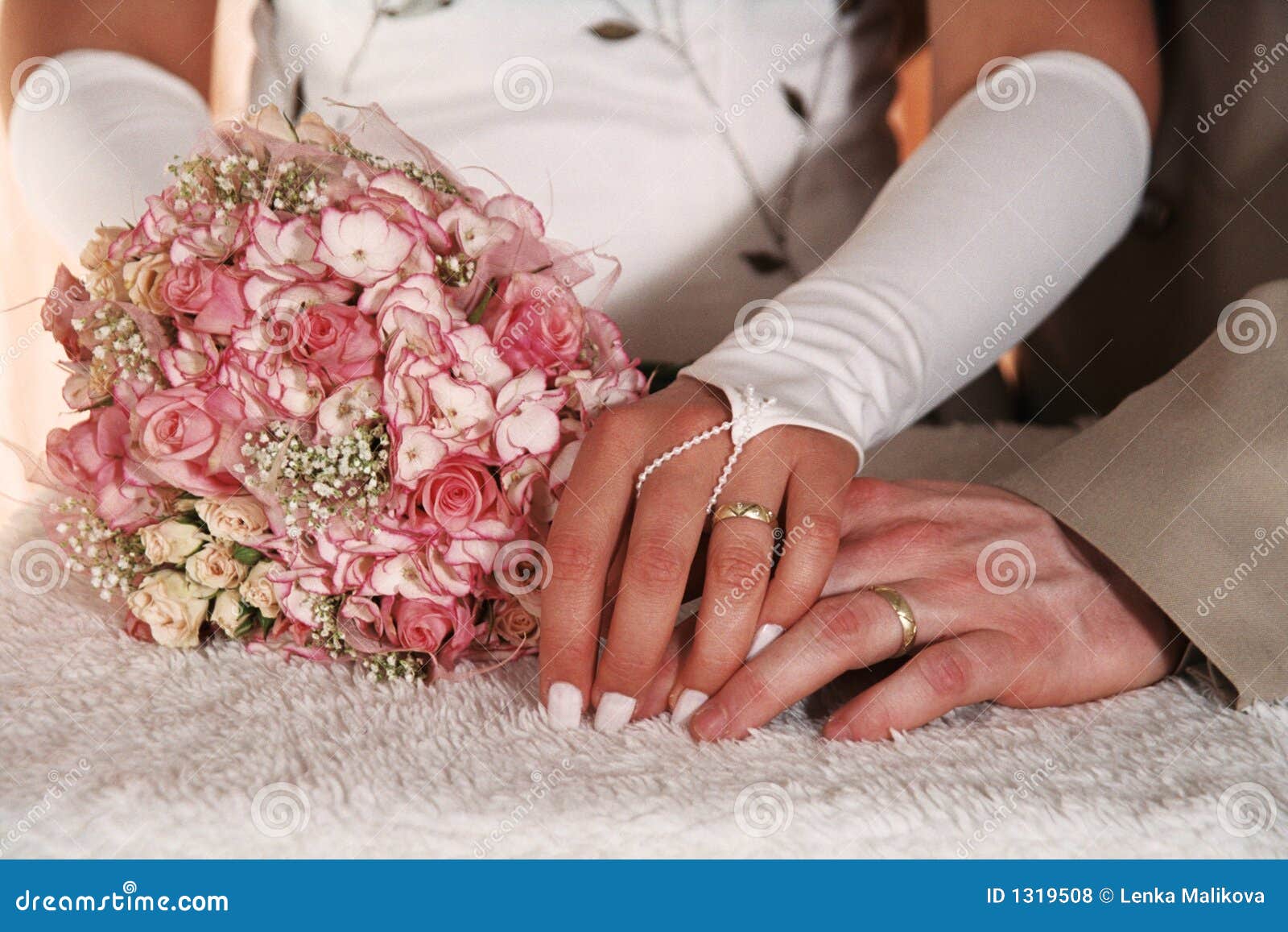 Wedding stock photo. Image of hand, posies, love, wedding - 1319508