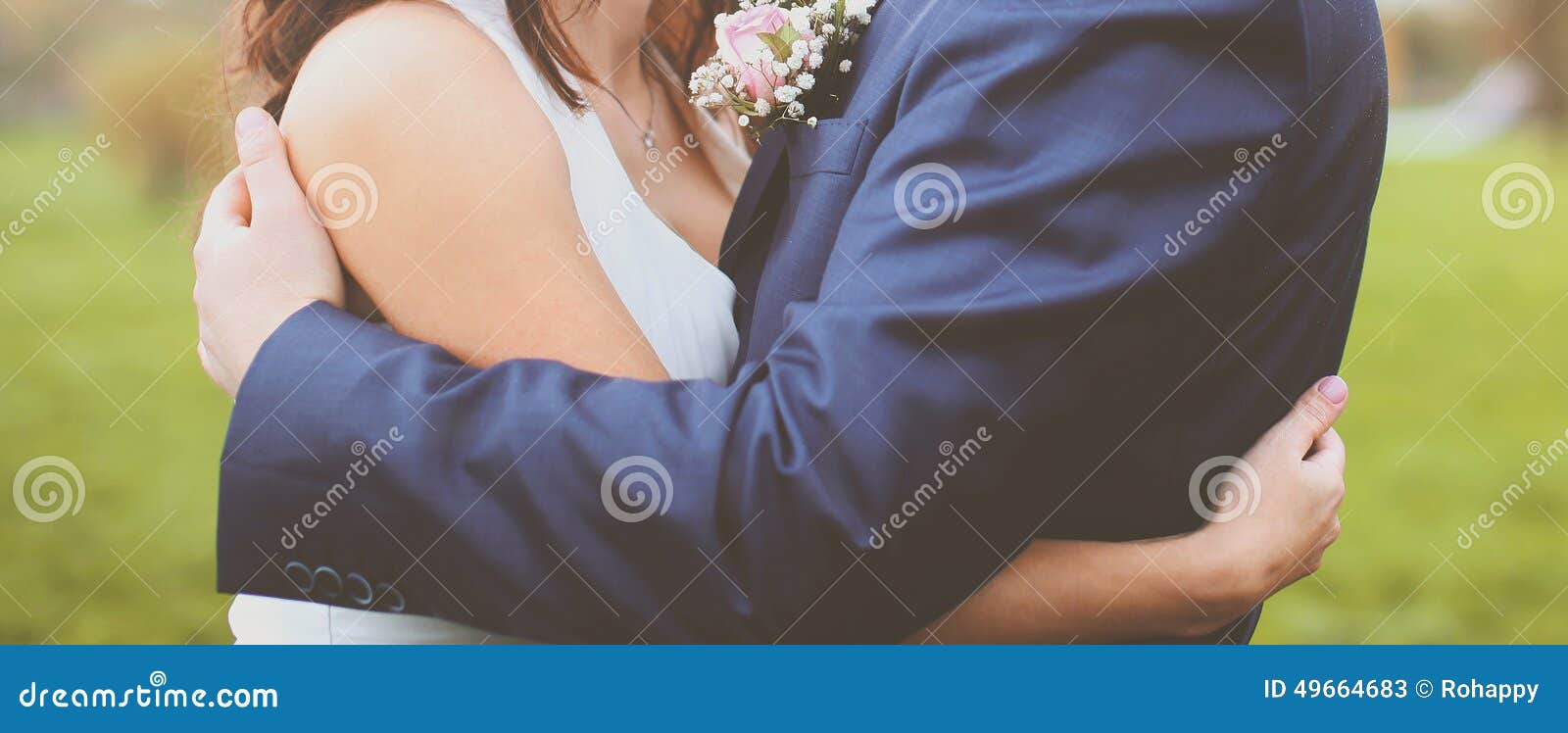 Wedding Abstract Couple Bride and Groom Embracing Stock Image - Image ...