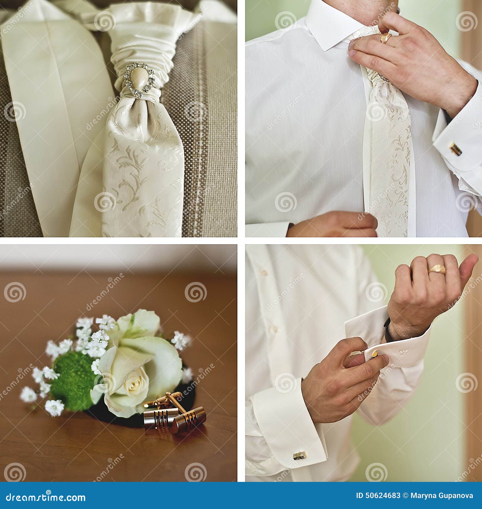 Wedding Accessories Set for Groom Stock Image - Image of ceremony ...