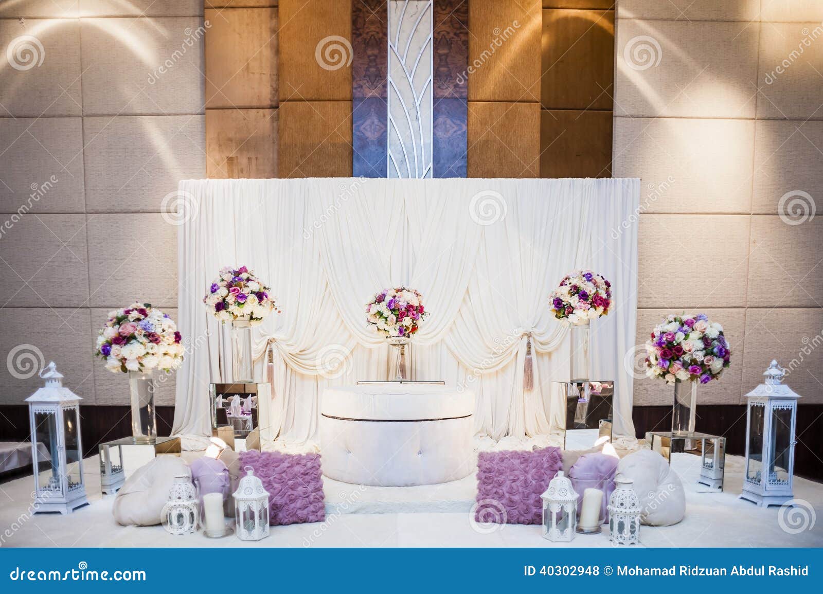 Wedding Altar stock photo. Image of object, hall, prop - 40302948