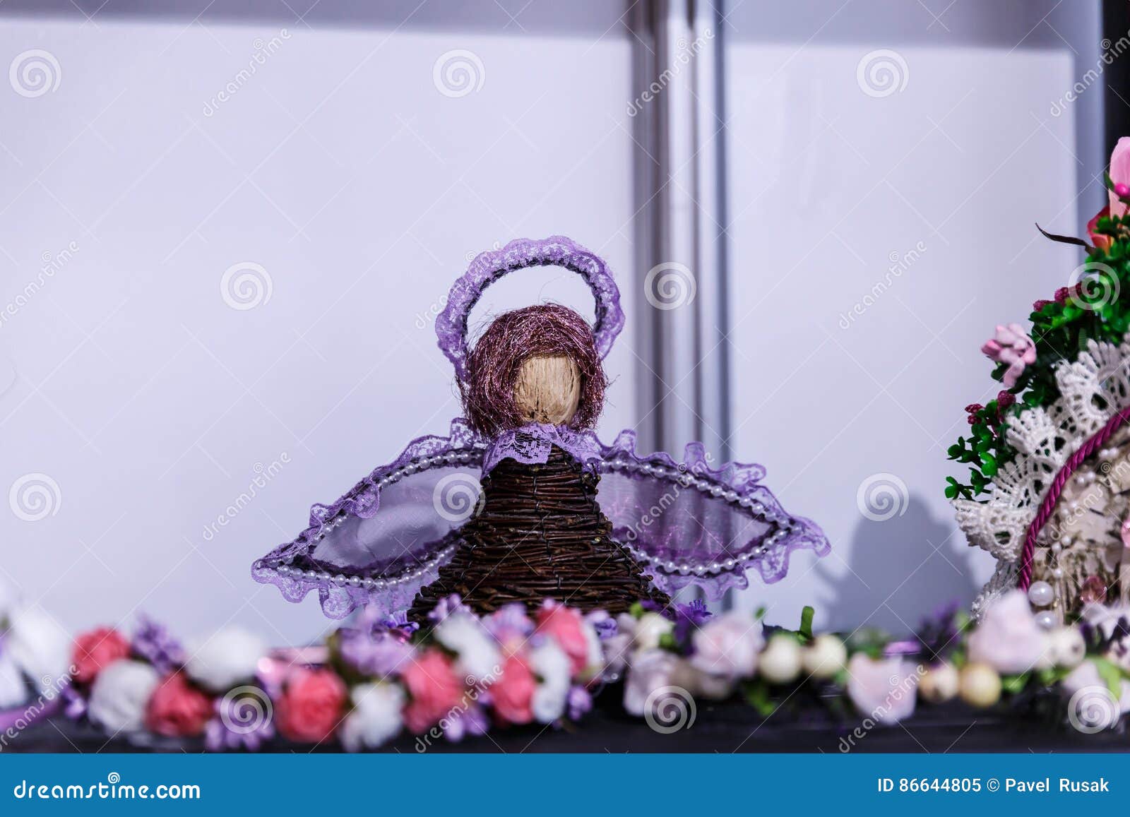 Wedding Angels for Newlyweds Stock Image - Image of decoration, symbol ...