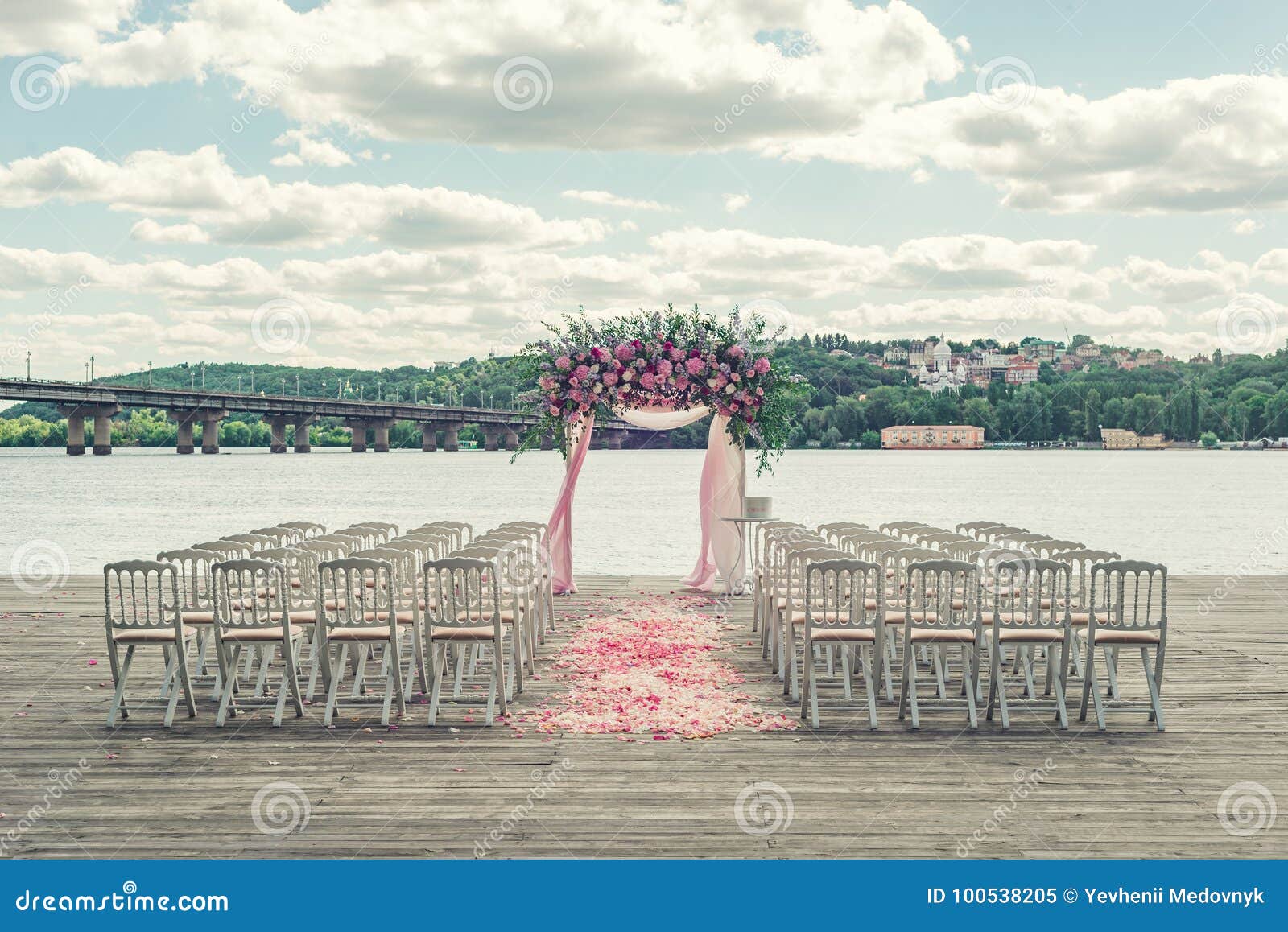 The wedding arc stock image. Image of white, ceremony - 100538205