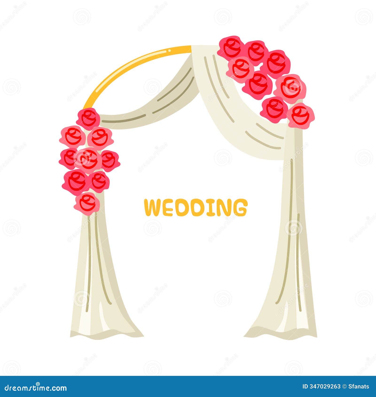 Wedding Arch Icon Clipart Logtotype Isolated Vector Illustration Stock ...