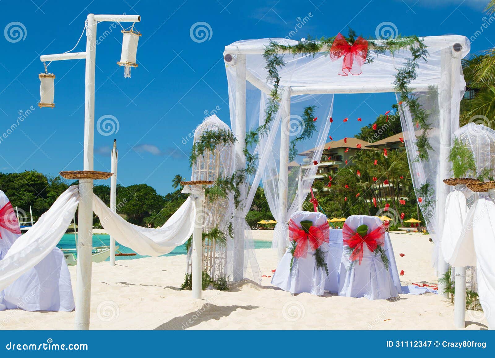 Wedding arch and set up stock image. Image of arch, dating - 31112347