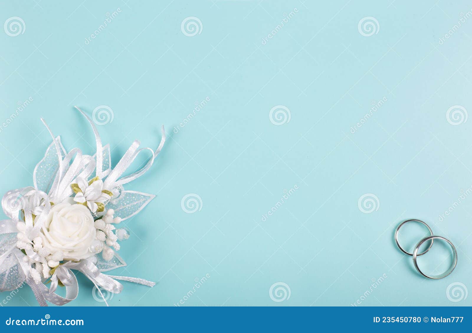 Wedding Background with Place for Text and Accessories Stock Photo ...