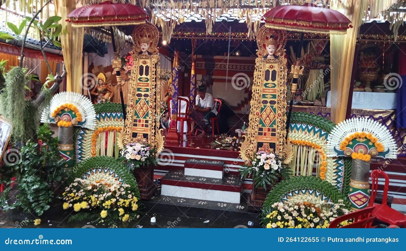 Wedding Balinese Decorations Stock Image - Image of bridal, balinese ...