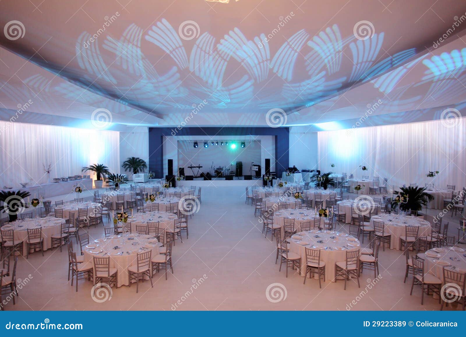 Wedding ballroom stock image. Image of chair, wedding - 29223389