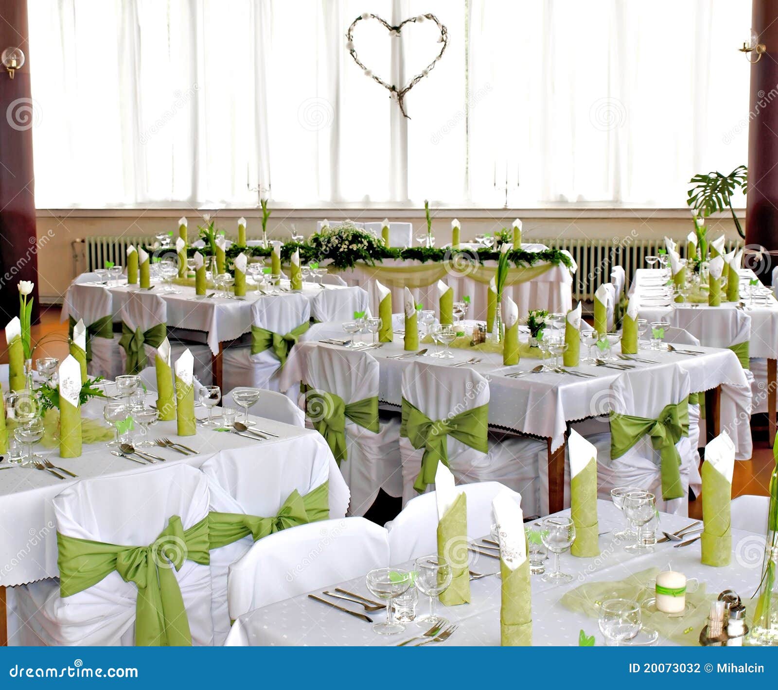 Wedding Bankett stockfoto. Bild von abendessen, partei - 20073032