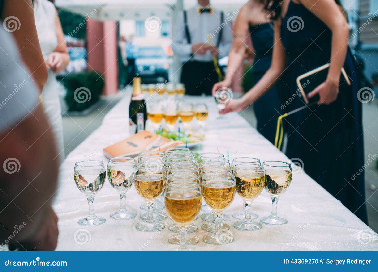 Wedding banquet stock photo. Image of drink, arrangement - 43369270