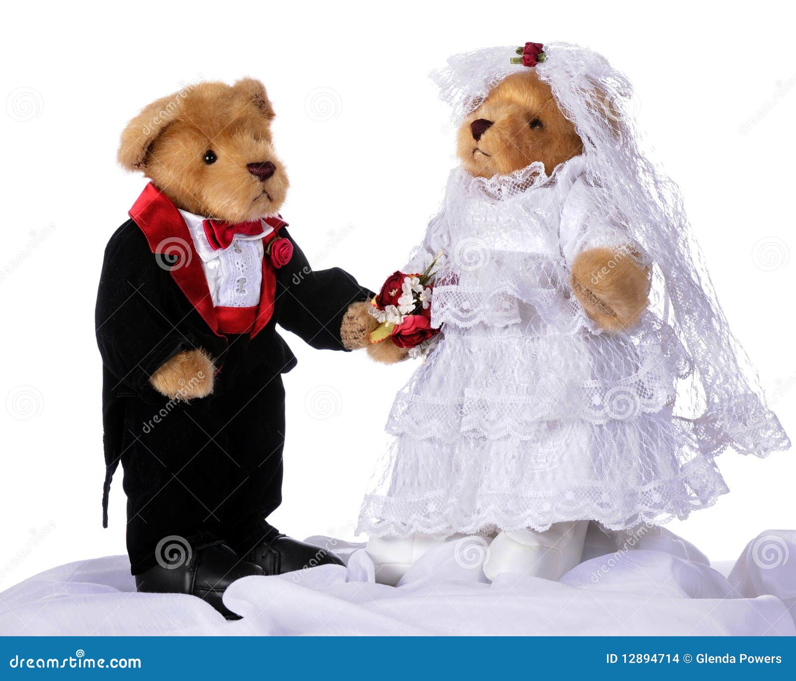 Wedding Bears stock photo. Image of bears, brown, male - 12894714