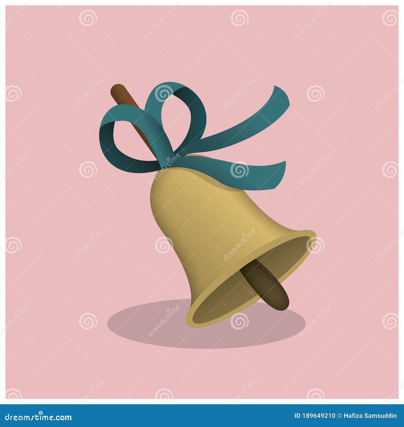 Wedding Bell. Vector Illustration Decorative Design Stock Vector ...